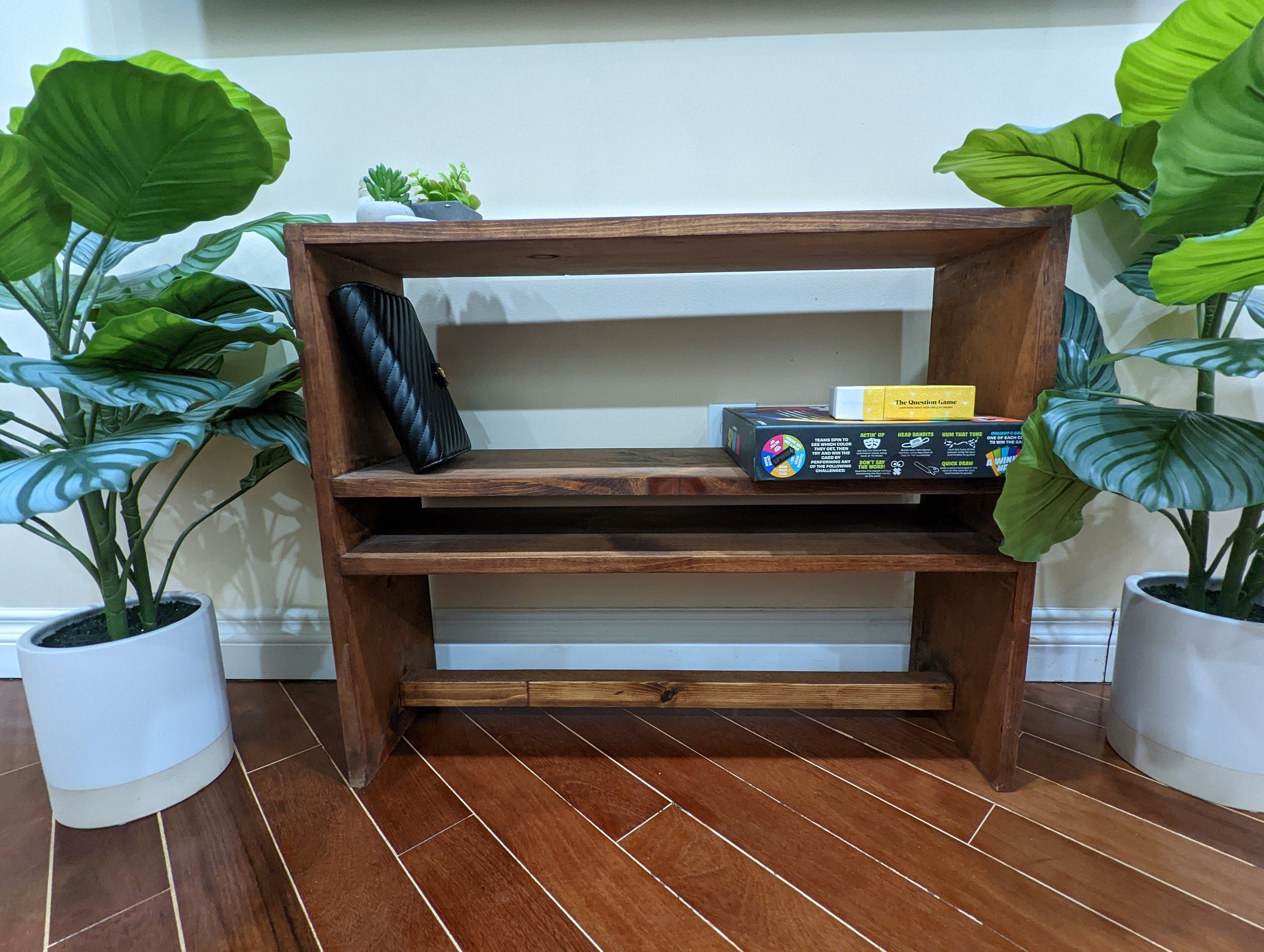 Buy Wooden TV Bench Console - Customizable & Handmade
